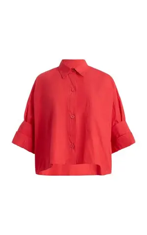 TWP Next Ex Cotton Shirt - Red