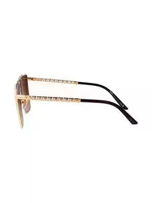 Versace Square-frame Sunglasses - Gold