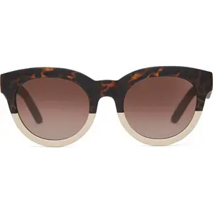 Toms Florentin Cat Eye Sunglasses - Matte Blonde Tort Oatmilk Fade