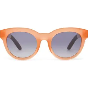 Toms TOMS Florentin Cat Eye Sunglasses Peach Crystal Fade/ Blue