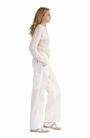Cynthia Rowley Elea Wool Cashmere Sweater - White