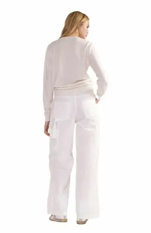 Cynthia Rowley Elea Wool Cashmere Sweater - White
