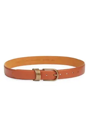 Treasure & Bond Parker Leather Belt - Cognac