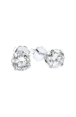 BLISS DIAMOND 65ct Diamond Stud Earrings 14k Gold Lab Grown - 14k White Gold