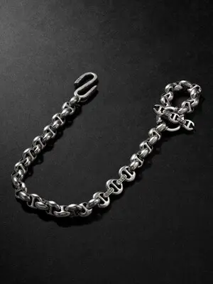 Hoorsenbuhs Open-link™ Sterling Diamond Wallet Chain - Silver