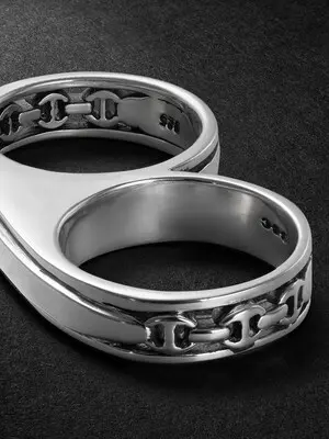 Hoorsenbuhs Bonded Double Barrel Knuckle Ring