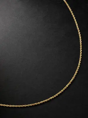 ALEX MOSS 20-inch 14-karat Rope Chain Necklace - Gold