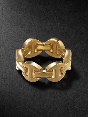 Hoorsenbuhs Brute Classic Tri-link 18-karat Ring
