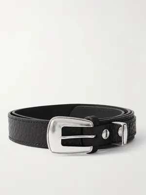 LEMAIRE 3cm Full-grain Leather Belt - Black