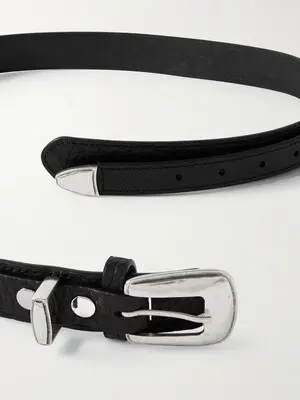 LEMAIRE 3cm Full-grain Leather Belt - Black