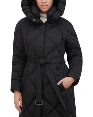 KENNETH COLE Hooded Puffer Coat