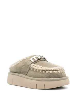 Mou Bounce Clog Slippers - Green