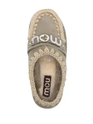 Mou Bounce Clog Slippers - Green