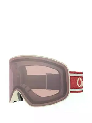 Chloé X Fusalp Cassidy Ski Goggles Sunglasses - Neutrals