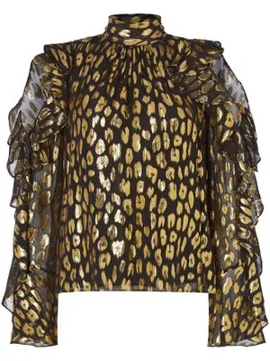 TEMPERLEY LONDON Kyra Blouse - Black