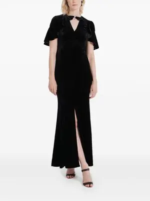 TEMPERLEY LONDON Ashcombe Velvet Midi Dress