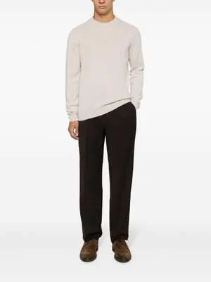 DRUMOHR Crew-neck Cashmere Jumper - Neutrals
