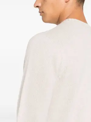 DRUMOHR Crew-neck Cashmere Jumper - Neutrals