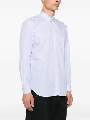 Comme Des Garçons Striped Shirt - Blue