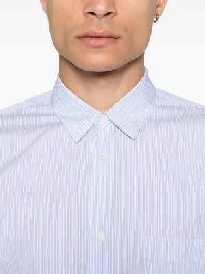 Comme Des Garçons Striped Shirt - Blue