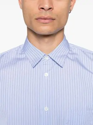 Comme Des Garçons Striped Shirt - Blue