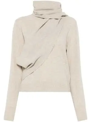 MAISON MARGIELA Attached Scarf Jumper