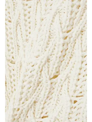 Loro Piana Cable-knit Cashmere-blend Sweater