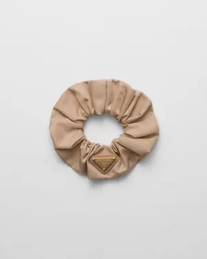 Prada Prada Re-Nylon Scrunchie Cameo Beige