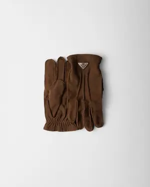 Prada Logo Gloves For Men