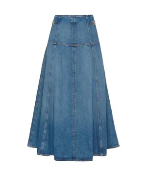 Ulla Johnson The Brigette Midi Skirt - Danube