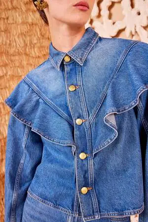 Ulla Johnson Mathilde Shirt - Danube