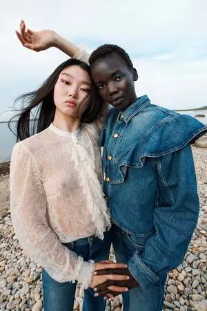 Ulla Johnson Mathilde Shirt - Danube