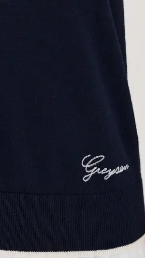 Greyson Short Sleeve Collared Knit Top