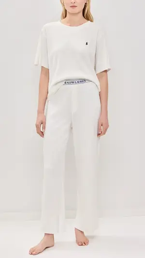 Polo Ralph Lauren Waffle Knit Pajama Set