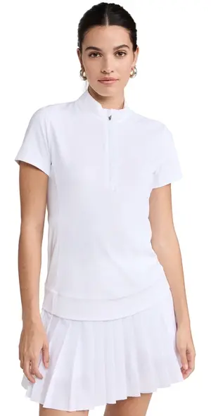 Greyson Zip Up Performance Tops For Women