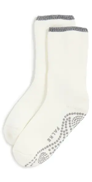 Falke Cuddle Pads Crew Socks - Off White