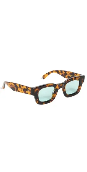 Elisa Johnson Miller Square Sunglasses - Brown Tortoise  display picture 2