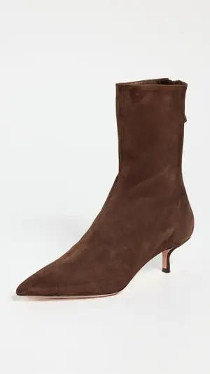 AQUAZZURA Montmartre 50mm Booties - Espresso