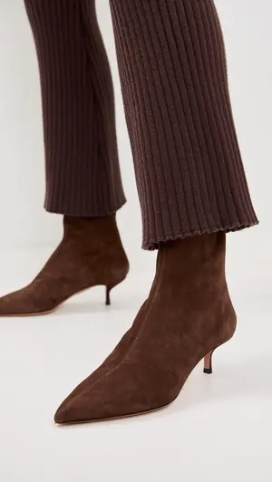AQUAZZURA Montmartre 50mm Booties - Espresso