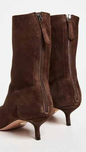 AQUAZZURA Montmartre 50mm Booties - Espresso
