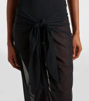 KARLA COLLETTO Mesh Beach Cover-up