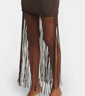 Faithfull The Brand Brita Fringed Minidress