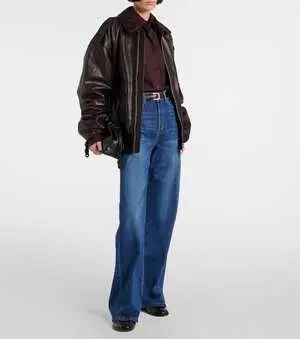 RE/DONE 70s High-rise Wide-leg Jeans - Blue