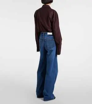 RE/DONE 70s High-rise Wide-leg Jeans - Blue