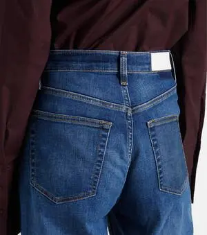 RE/DONE 70s High-rise Wide-leg Jeans - Blue