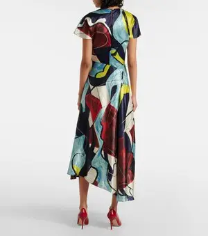 ROKSANDA Adriana Printed Midi Dress - Multicoloured