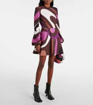 Emilio Pucci Marmo Cady Mini Dress