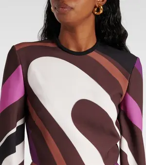 Emilio Pucci Marmo Cady Mini Dress