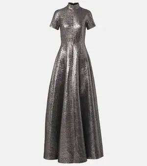 EMILIA WICKSTEAD Malinda Jacquard Gown - Metallic
