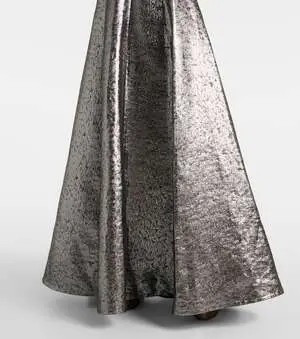 EMILIA WICKSTEAD Malinda Jacquard Gown - Metallic